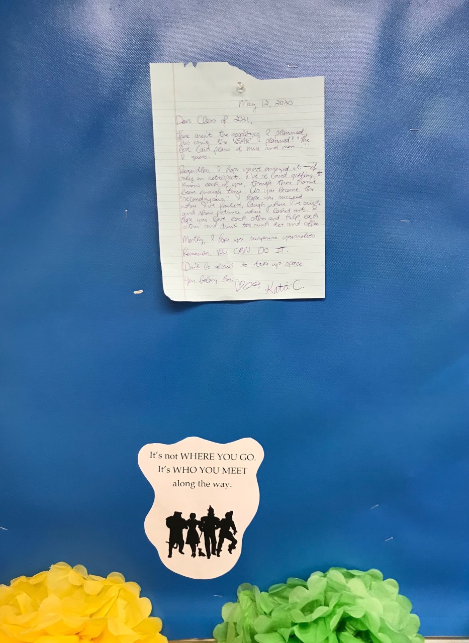 Found Object: Letter to the M.A. Class of 2021 – K-State English