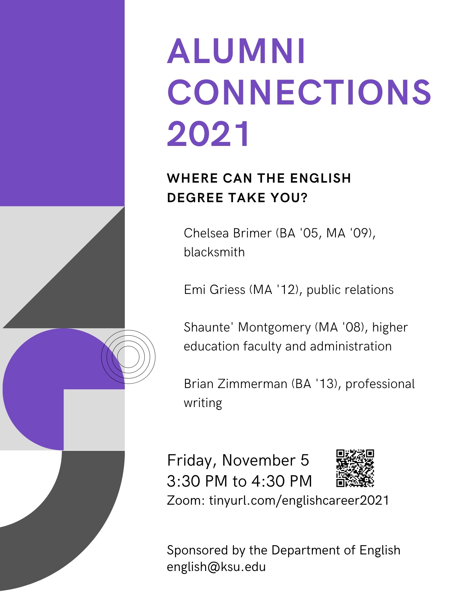 Alumni Connections, 2016 and 2021 – K-State English