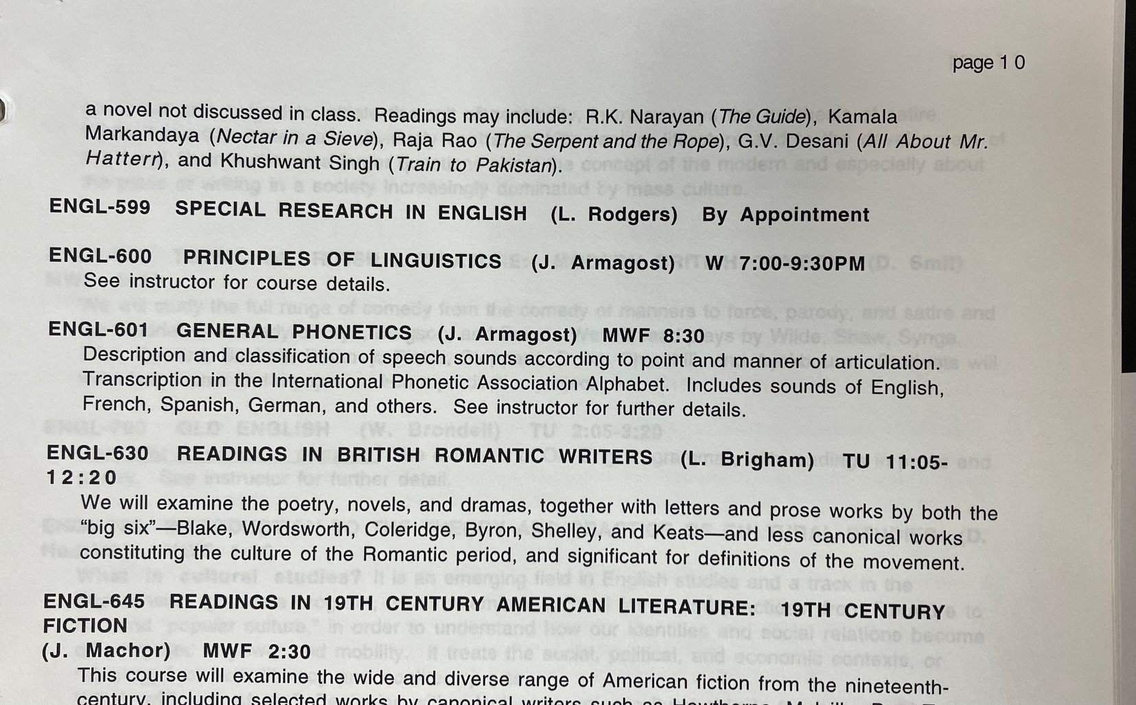 Remembering James Armagost – K-State English