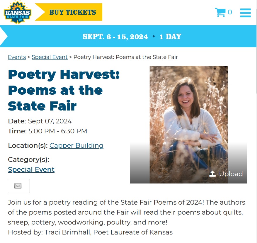 Poetry Harvest: Poems at the State Fair – K-State English