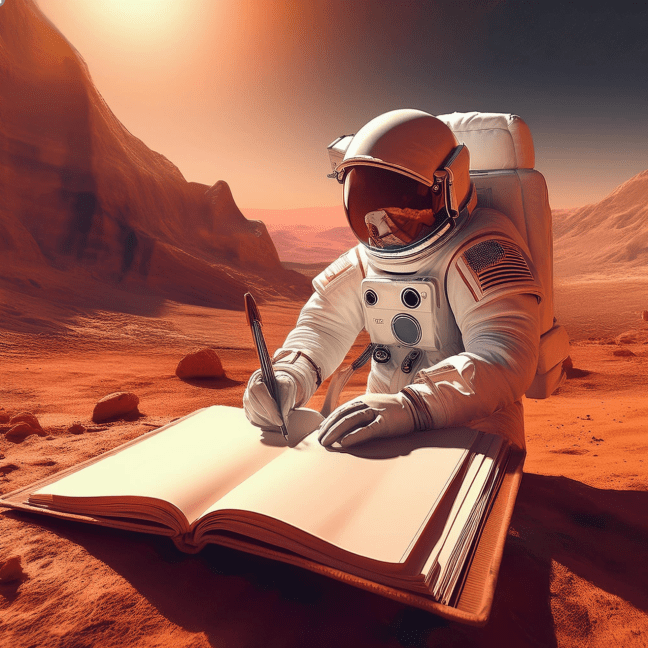 Journaling on Mars: The Pen is Mightier Than the Planet – K-State English